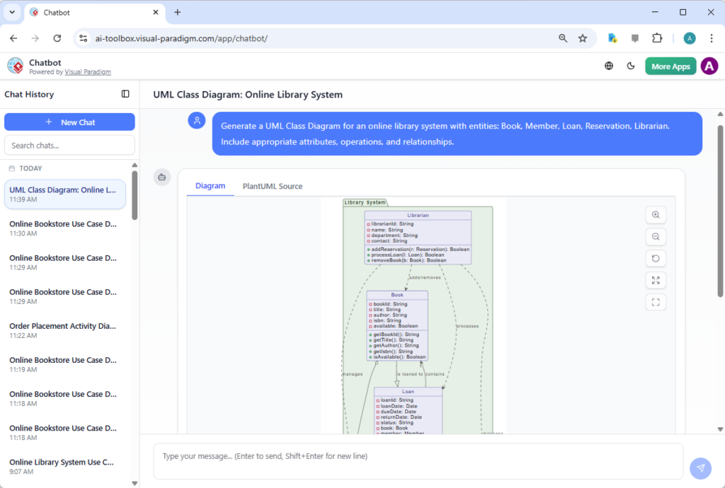 AI Class Diagram Generation - Visual Paradigm Guides
