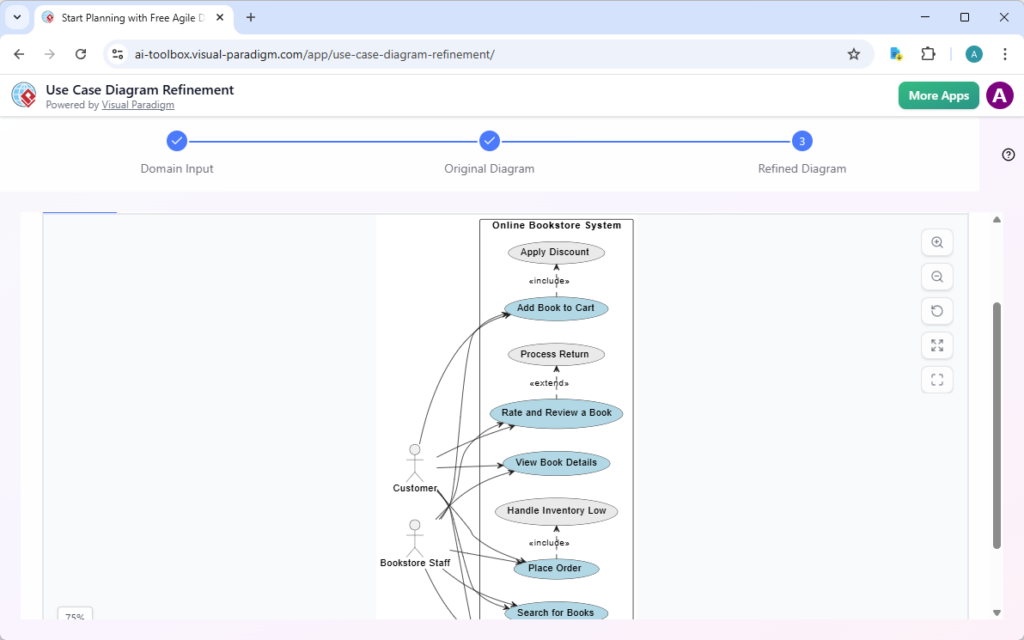 AI Use Case Diagram Generator | Visual Paradigm AI