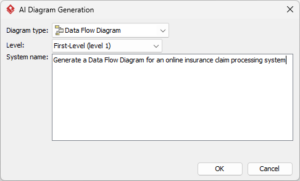 AI Data Flow Diagram Generator | Visual Paradigm AI